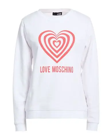 Moschino Cotton-blend Fleece Sweatshirt - White