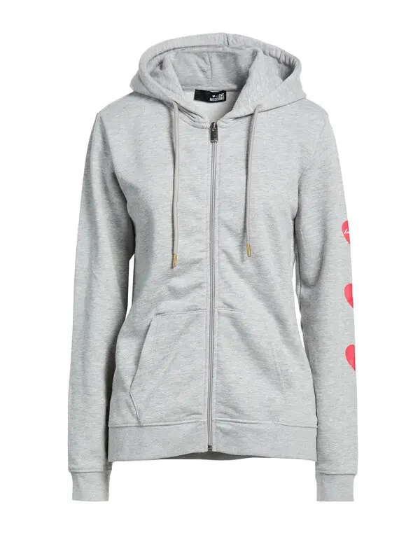 Moschino Cotton-blend Sweatshirt With Hood And Full Zip