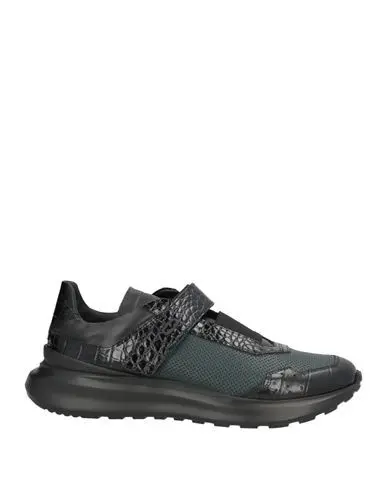 GIOVANNI CONTI Leather Low-top Sneakers - Dark Green
