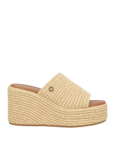 Maje Sandals Synthetic Fibers - Beige