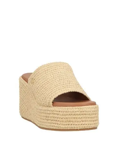 Maje Sandals Synthetic Fibers - Beige