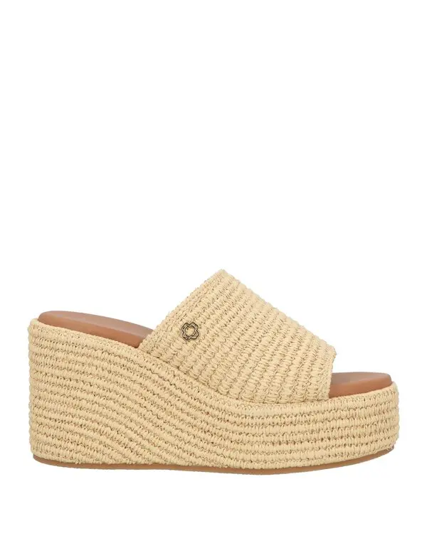 Maje Sandals Synthetic Fibers - Beige