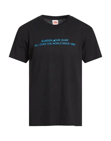 Sundek T-shirt Size Cotton - Black