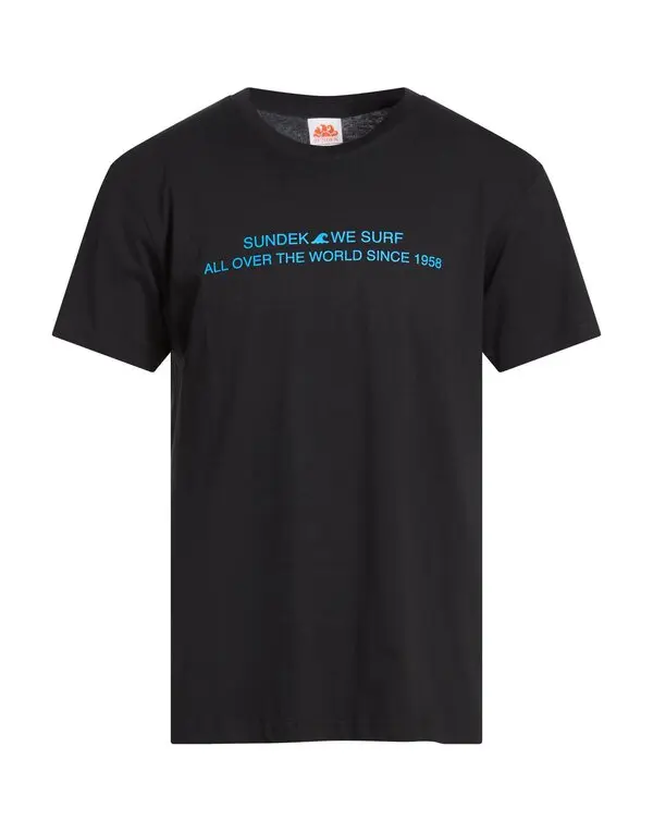 Sundek T-shirt Size Cotton - Black