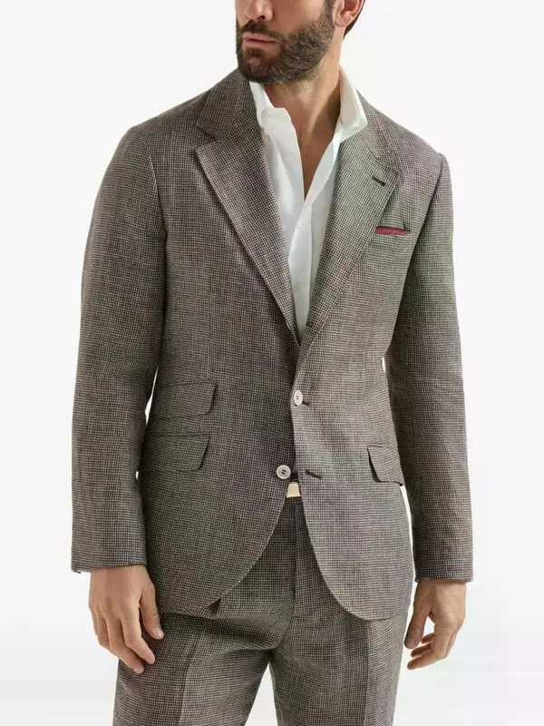 Brunello Cucinelli Houndstooth Blazer