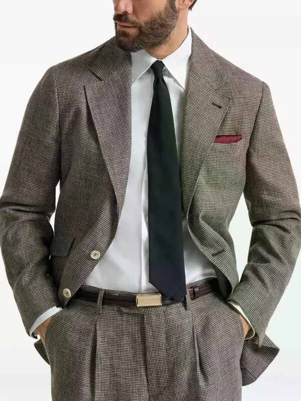Brunello Cucinelli Houndstooth Blazer