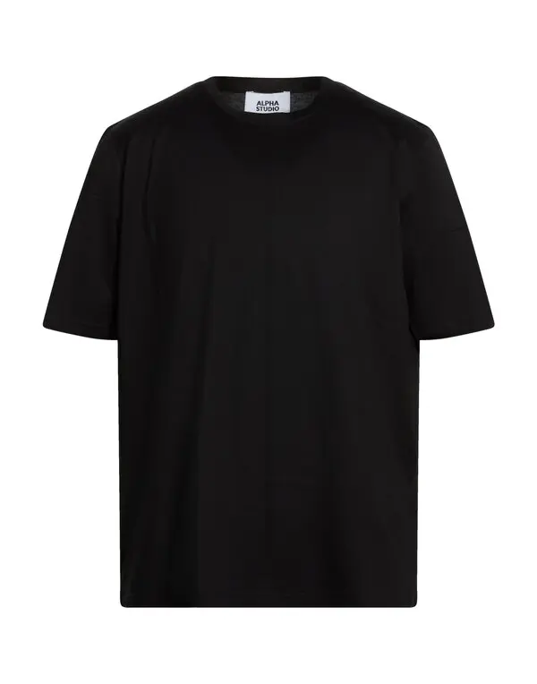 Alpha Studio T-shirt Size Cotton - Black