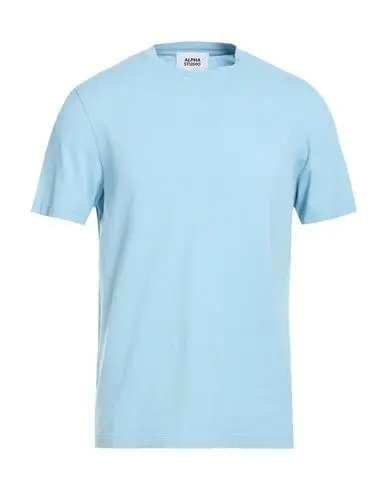 Alpha Studio T-shirt Military Size Cotton, Elastane - Blue