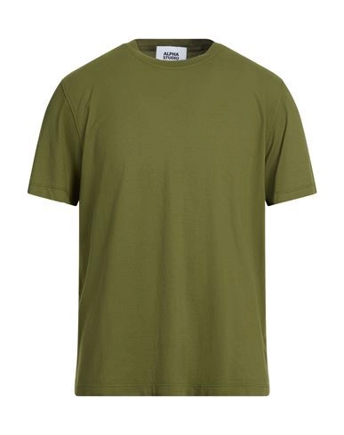 Alpha Studio T-shirt Size Cotton, Elastane - Green
