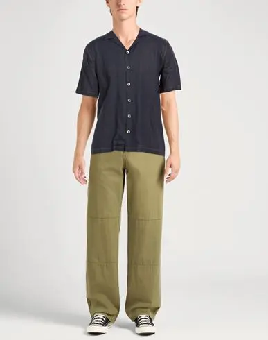 Alpha Studio Shirt Size Linen - Midnight Blue