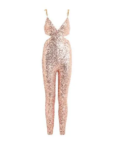 Elisabetta Franchi Jumpsuit With Sequins And Cutout Details - Pink