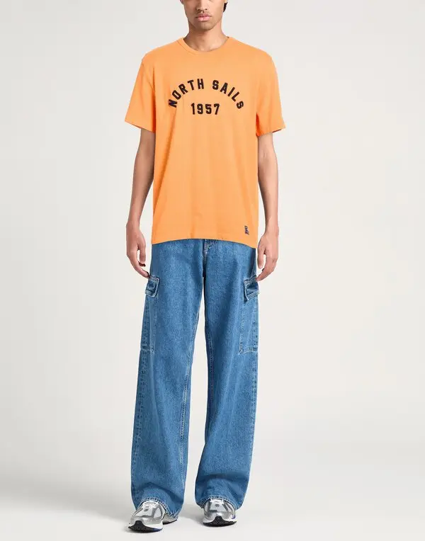 NORTH SAILS T-shirt Size Cotton - Orange