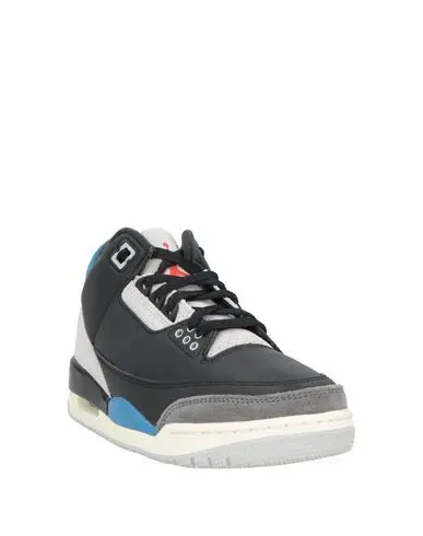 JORDAN Leather High-top Sneakers - Black