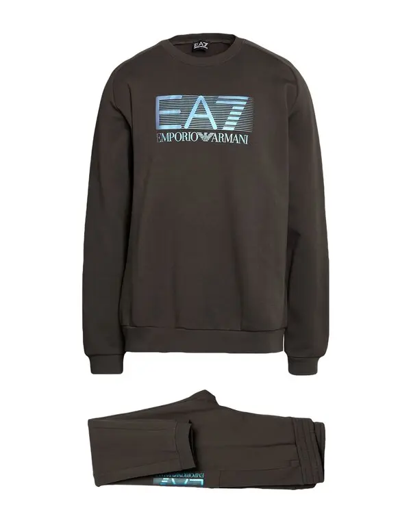EA7 Tracksuit With Logo Print