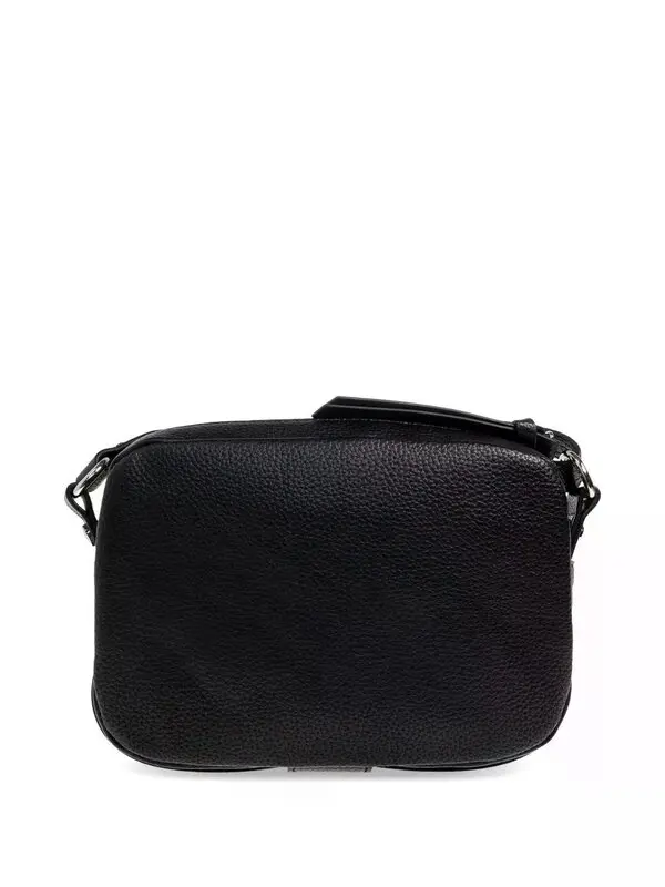 VIVIENNE WESTWOOD Hannah Zip Textured Shoulder Bag - Black