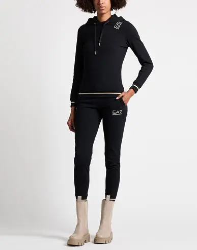 EA7 Tracksuit In Cotton, Elastane, Metallic Fiber, And Polyester