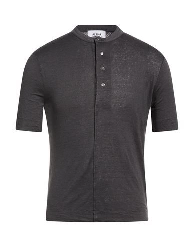 Alpha Studio T-shirt Size Linen, Elastane - Grey