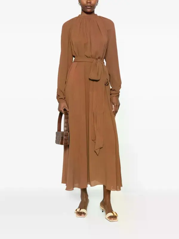 JOSEPH Tie-waist Midi Dress