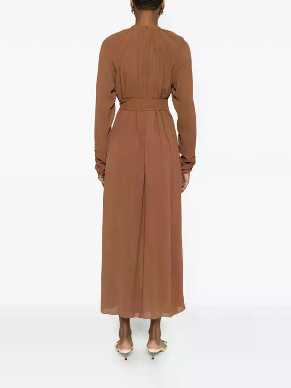 JOSEPH Tie-waist Midi Dress