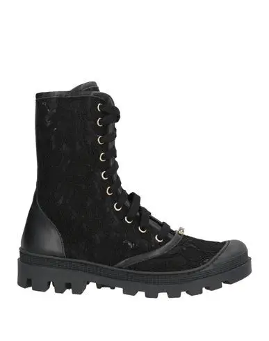 BALDININI Lace-up Ankle Boots With Crystal Embellishments