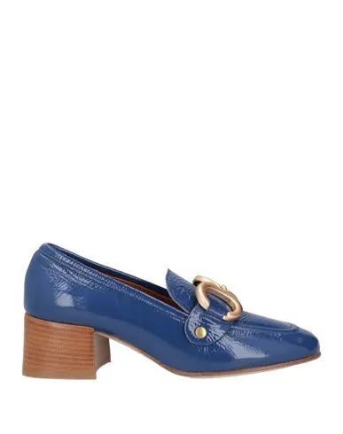 BALDININI Leather Loafers - Blue