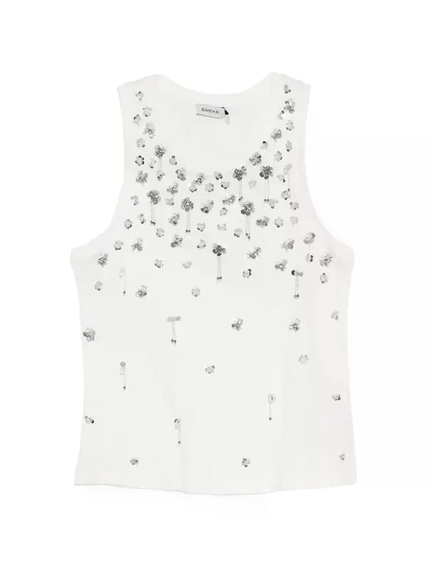 Simkhai Embellishment Tank Top