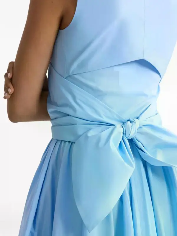 PATOU Draped Midi Dress - Blue