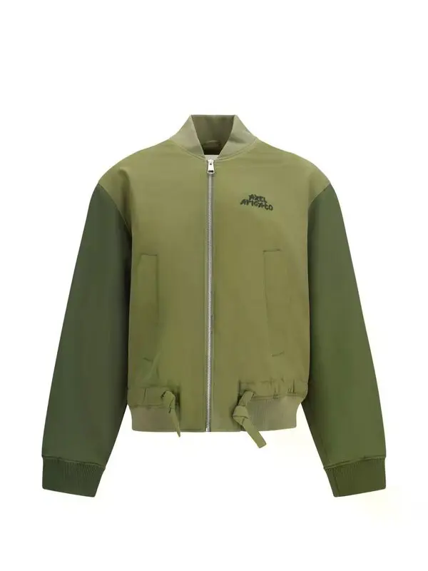 Axel Arigato Archer Ribbed Logo Bomber Jacket