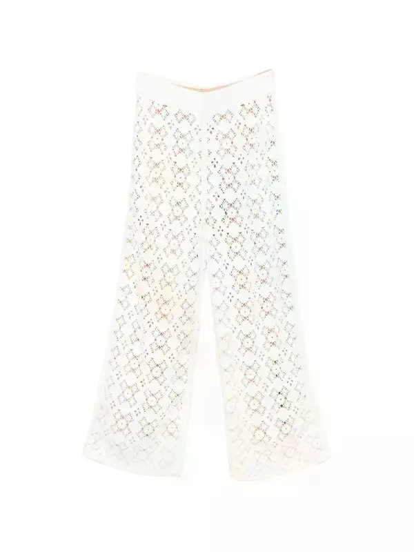 Eric Bompard Crocheted Trousers