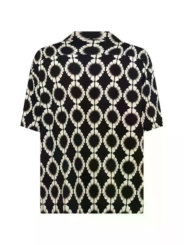LANEUS Patterned Shirt