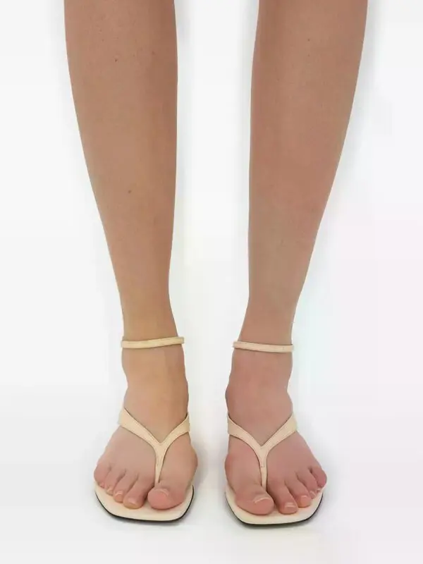 Loulou De Saison Niham Ankle-strap Sandals - Neutrals