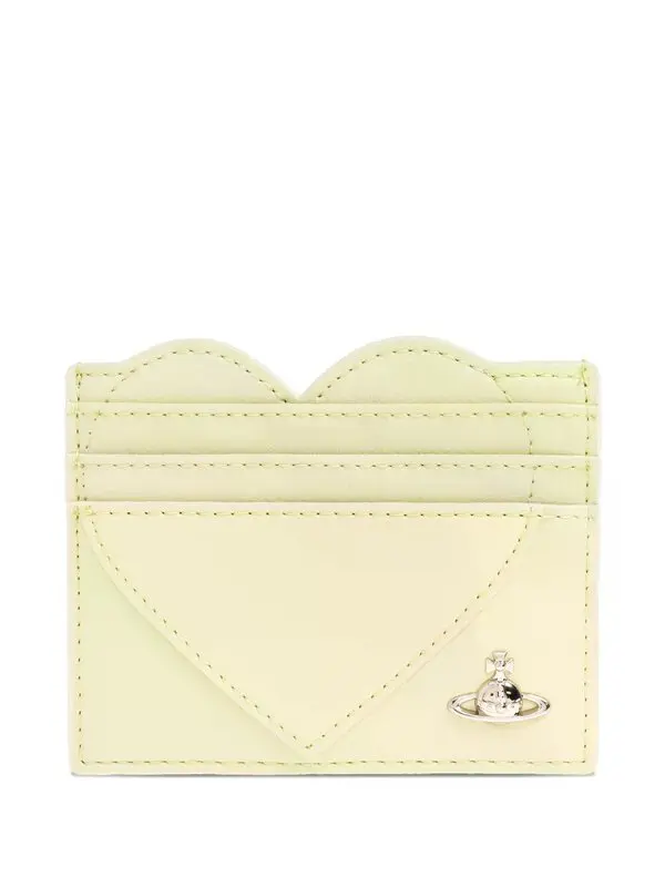 VIVIENNE WESTWOOD Heart Plaque Cardholder - Yellow