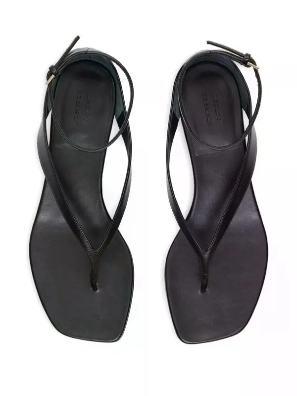 Loulou De Saison Zio Ankle-strap Sandals - Black