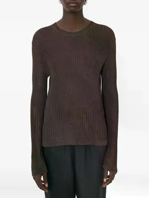 Loulou De Saison Hedora Ribbed Jumper