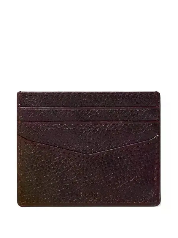 LEMAIRE Logo-detail Card Holder - Purple