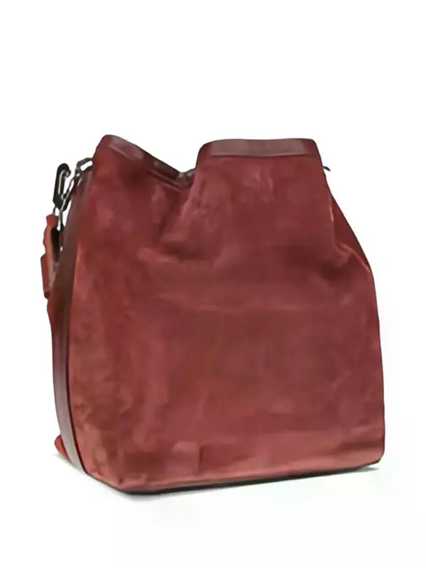 Pierre Hardy Maxi Alpha Suede Bucket Bag - Red