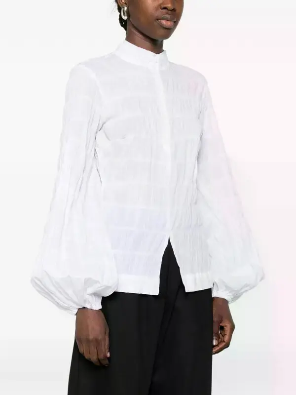 THELATEST Balloon-sleeve Shirt - White