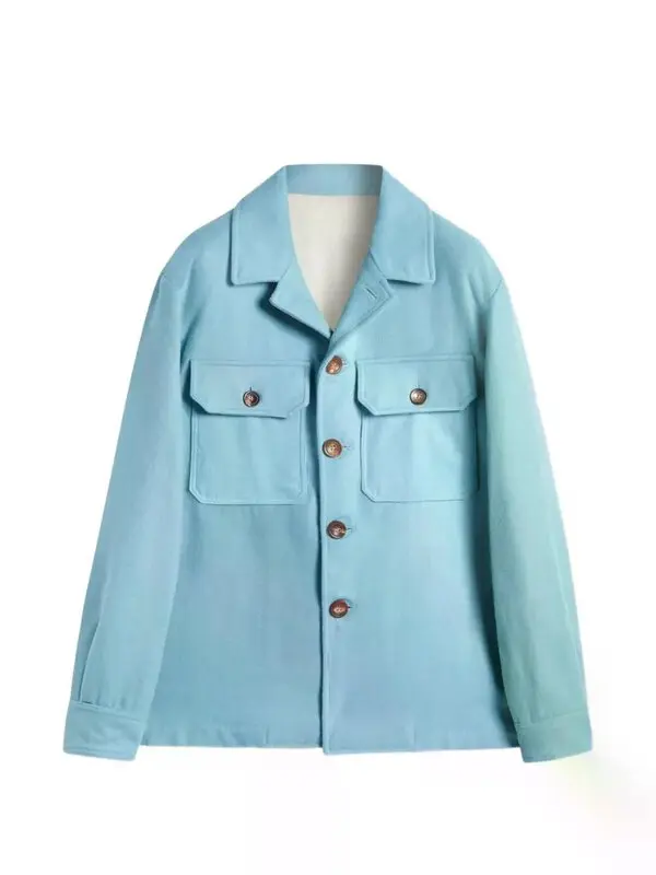 DOPPIAA Chest-pockets Button Shirt Jacket