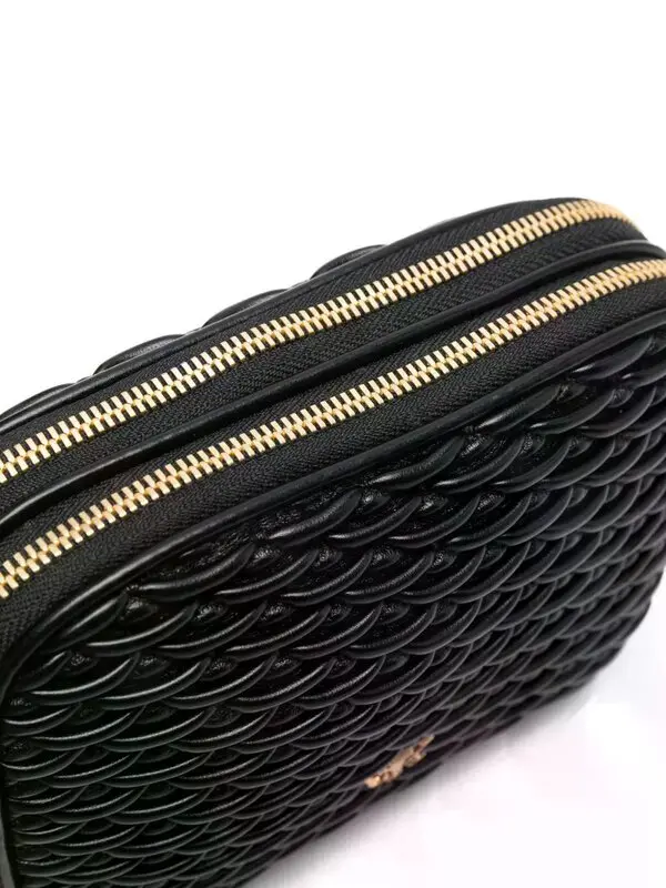 Calvin Klein Pleated Double Zip Crossbody Bag