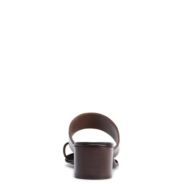 GIUSEPPE ZANOTTI Nitis 40 Leather Thong Sandals - Brown