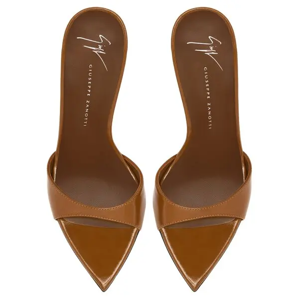 GIUSEPPE ZANOTTI Intriigo 90 Mule Sandals - Light_brown