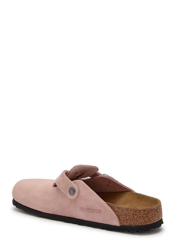 BIRKENSTOCK Boston Brushed Suede Clogs