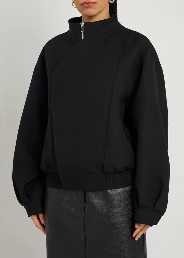 ARMARIUM Panelled Wool Bomber Jacket