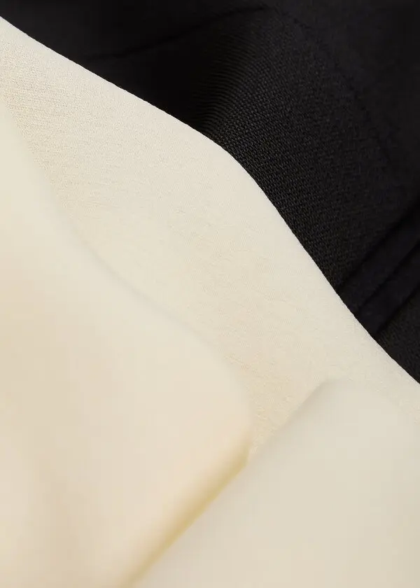 ARMARIUM Wool And Silk-blend Jacket With Detachable Scarf
