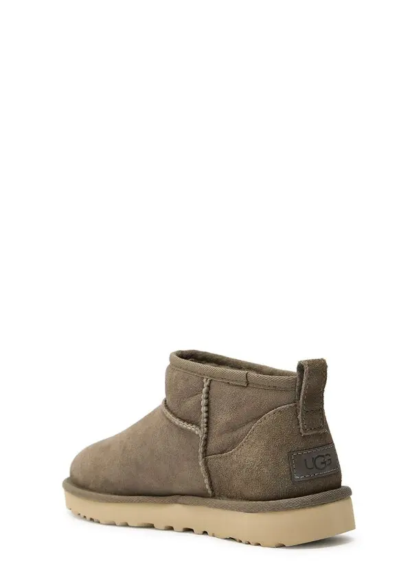 UGG Classic Ultra Mini Suede Boots - Brown