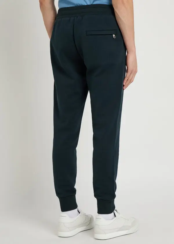Dolce & Gabbana Logo-appliquéd Cotton Sweatpants - Navy