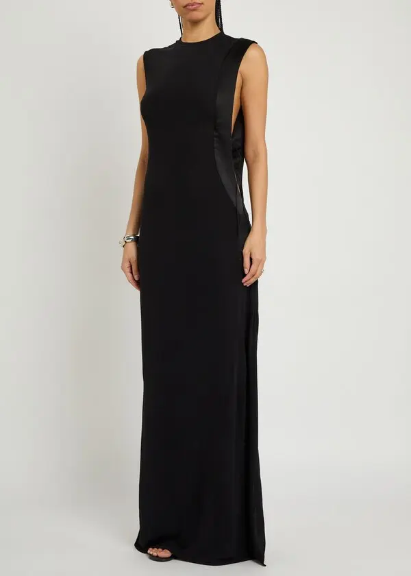 Christopher Esber Infinity Cut-out Jersey Maxi Dress