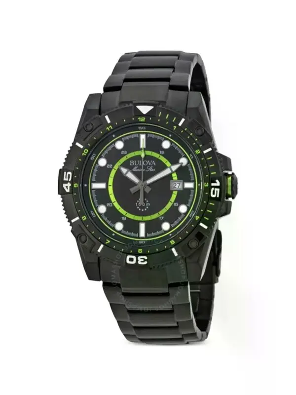 Bulova Marine Star 45mm Watch - Black