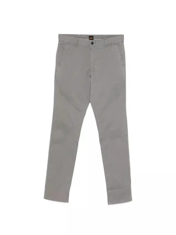 BOSS Textured Slim Fit Trousers