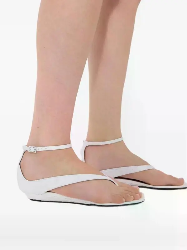 Loulou De Saison Niham Ankle-strap Sandals - White